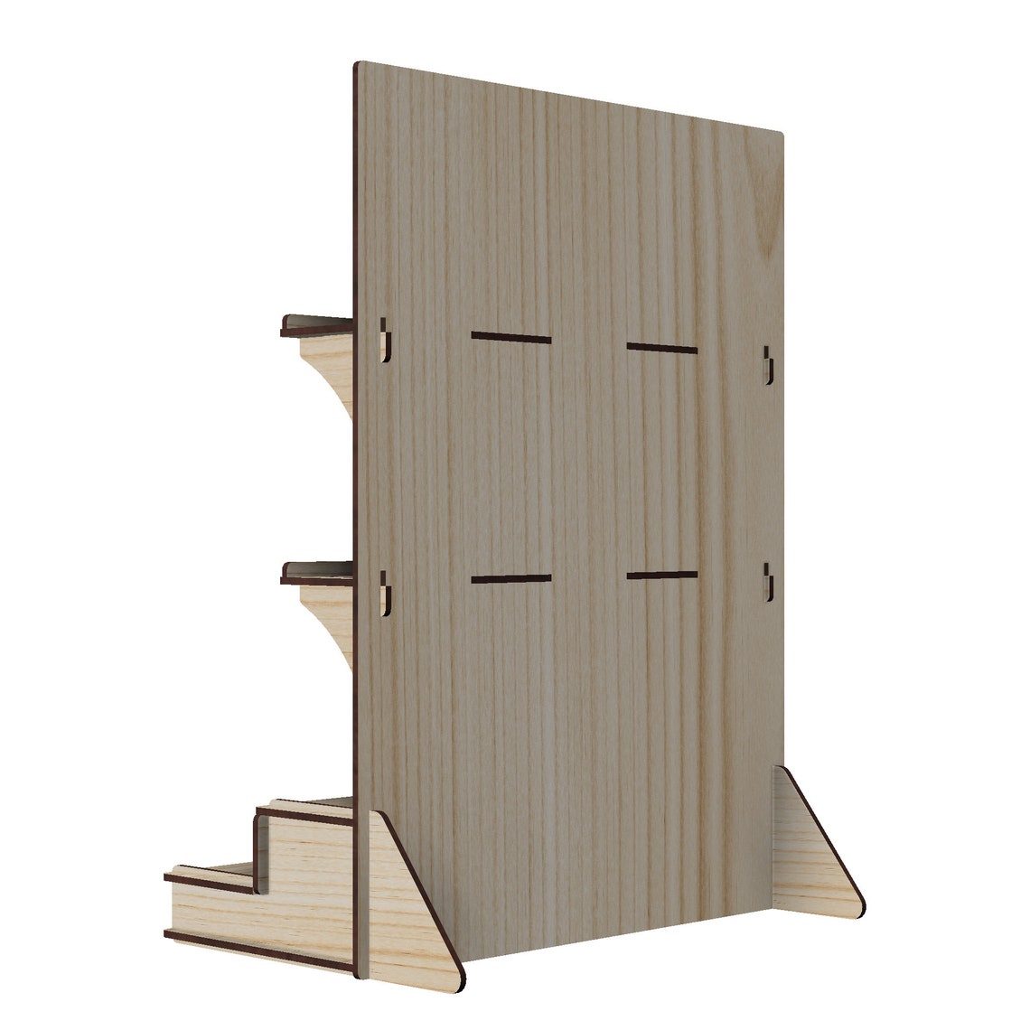 450x600mm 2 Tiers Shelf Product Display Stand With 2 Steps / - Etsy