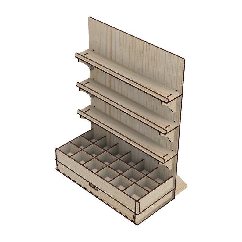 450x600mm 3 Tiers Shelf Product Display Stand With 2 Steps | Etsy