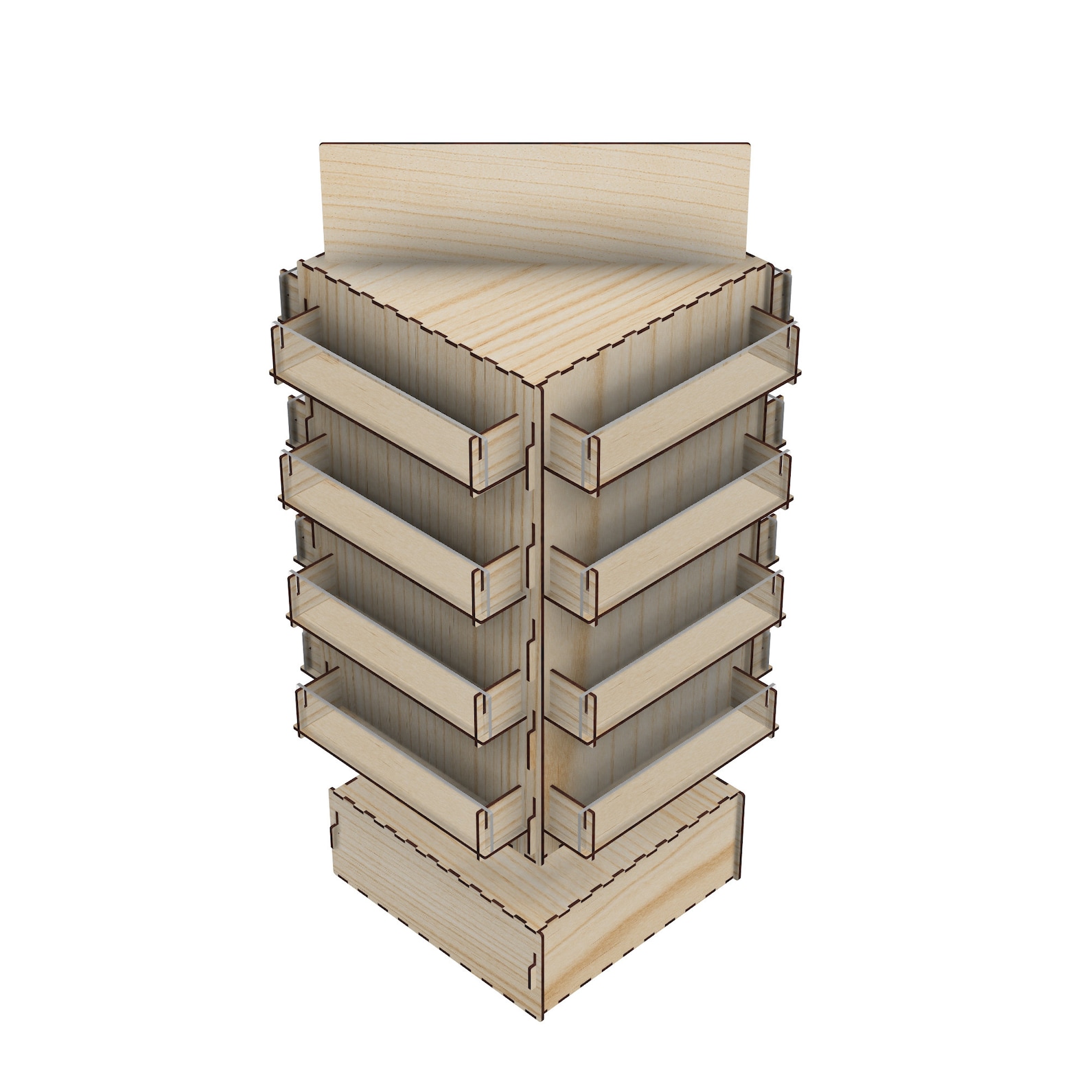 16 Pockets Rotating Retail Display Rack Stand for Stickers / - Etsy