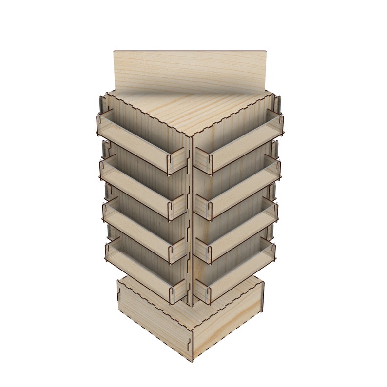 16 Pockets Rotating Retail Display Rack Stand for Stickers / - Etsy