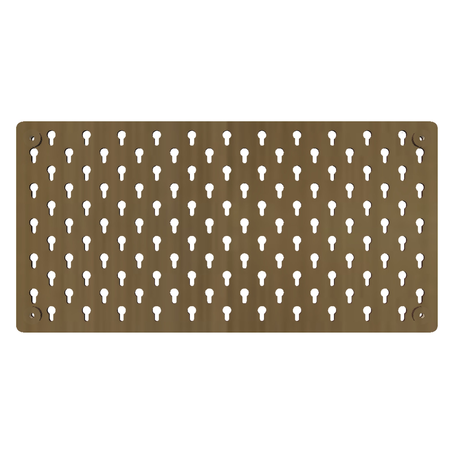 48x24cm Wall Keyhole Pegboard Vector File for Laser Cut Ready | Etsy