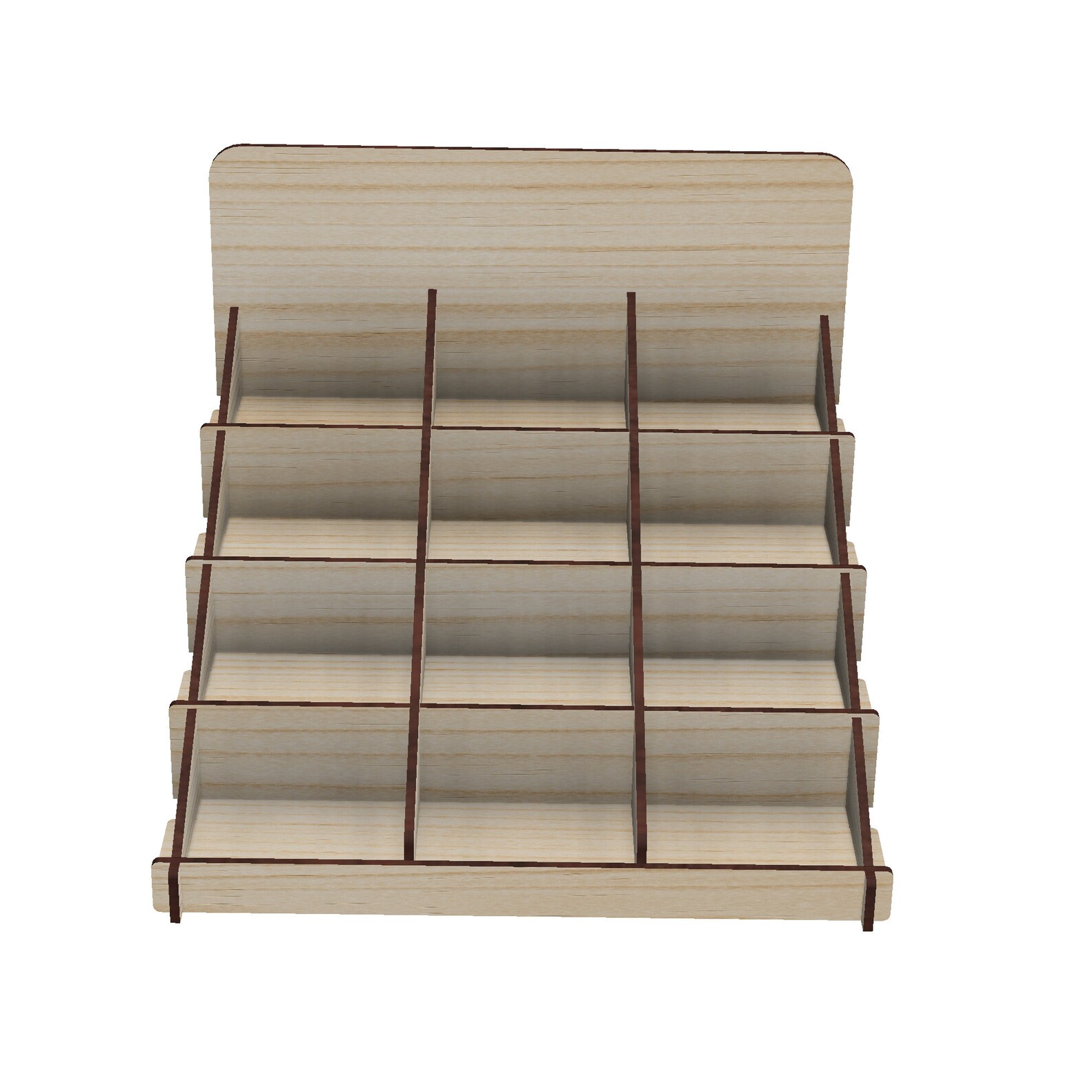 Countertop Retail Display Stand for Stickers / Cards / Badge / Magnetic ...