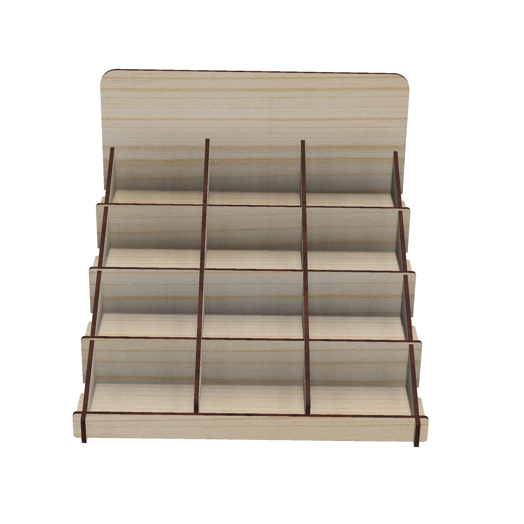 Countertop Retail Display Stand for Stickers / Cards / Badge / Magnetic ...