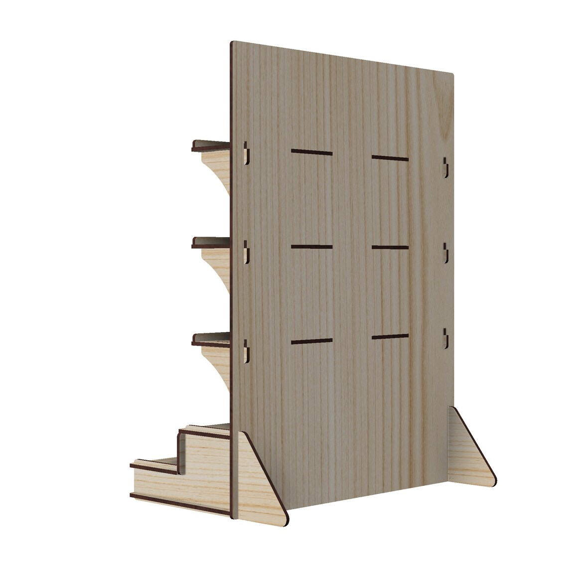 450x600mm 3 Tiers Shelf Product Display Stand With 2 Steps / - Etsy