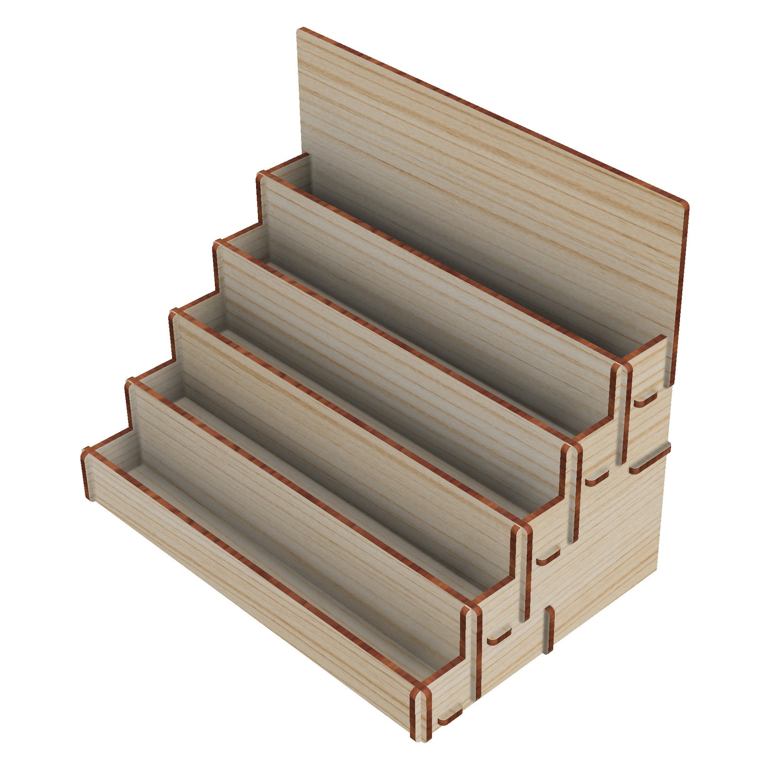 5 Tiered Retail Display Stand for Stickers / Cards / Toys / Ornament ...