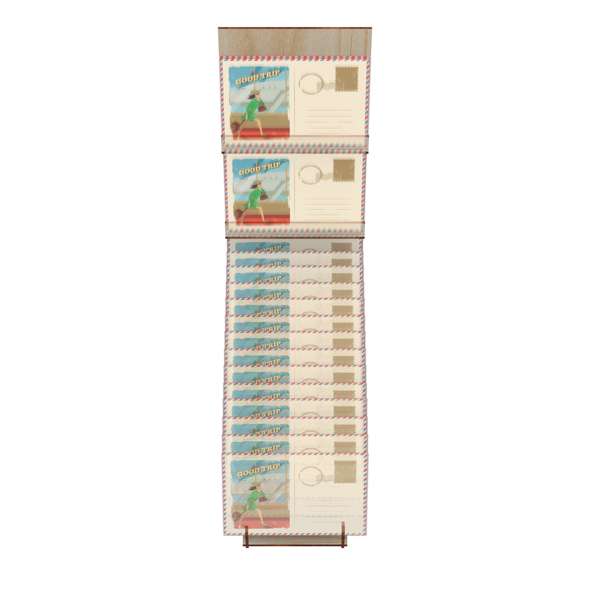 Laser Cut Files for A6 4R 4"x6" Greeting Card Display, Postcard Holder ...