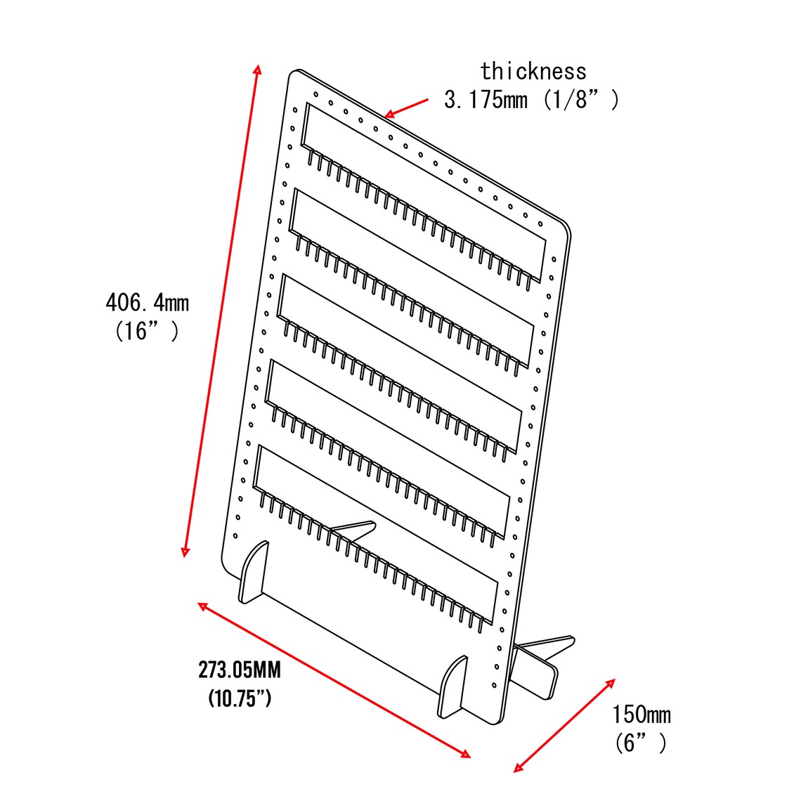 Earring Storage Board With 120 Slots and 64 Holes Earring - Etsy