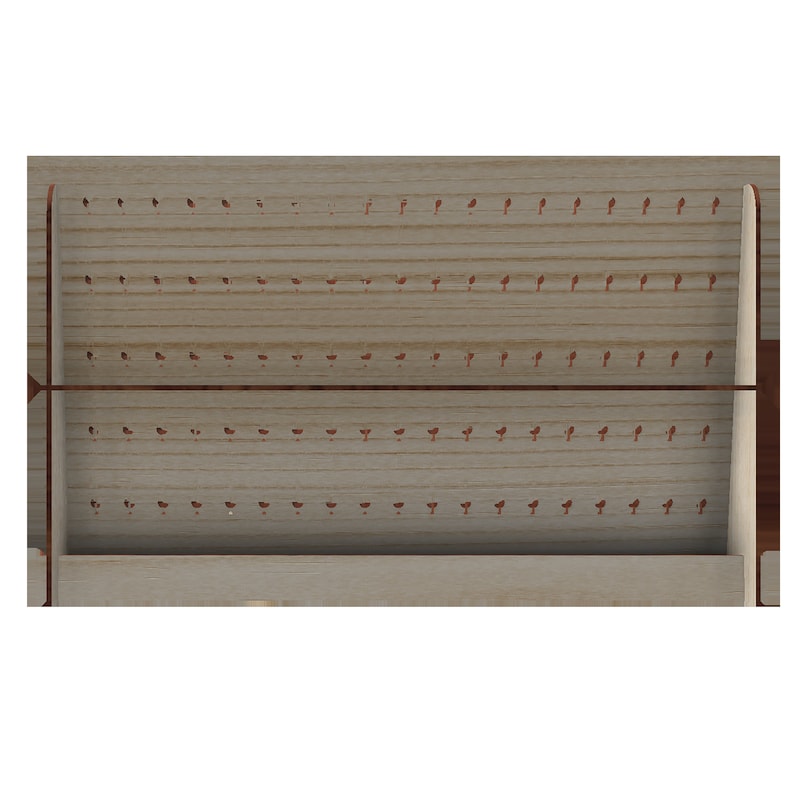 Custom Order Keyhole Slots Pegboard Display Stand With Your - Etsy