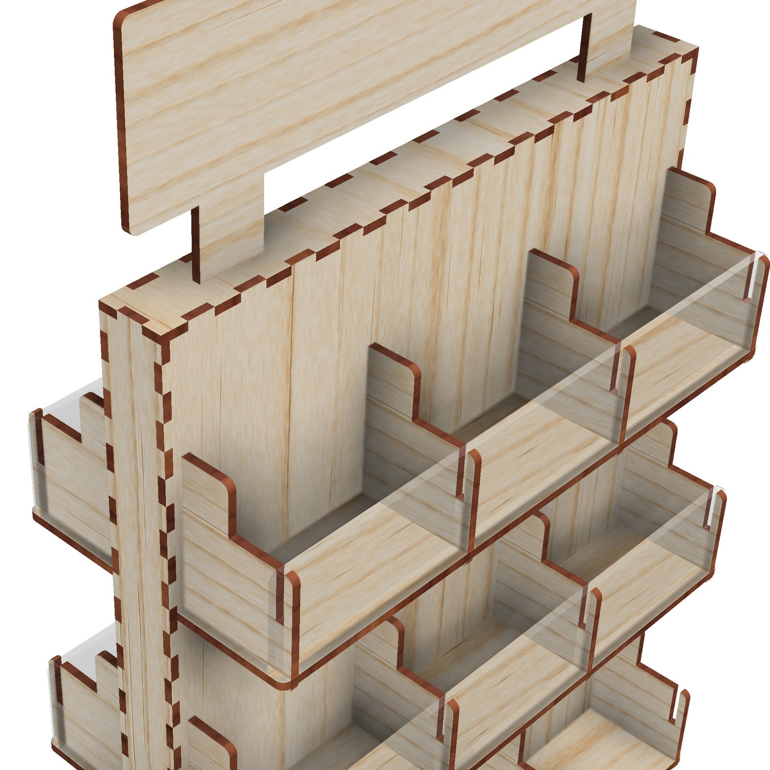 24 Pockets 2 Sides Rotating Retail Display Rack Stand for - Etsy