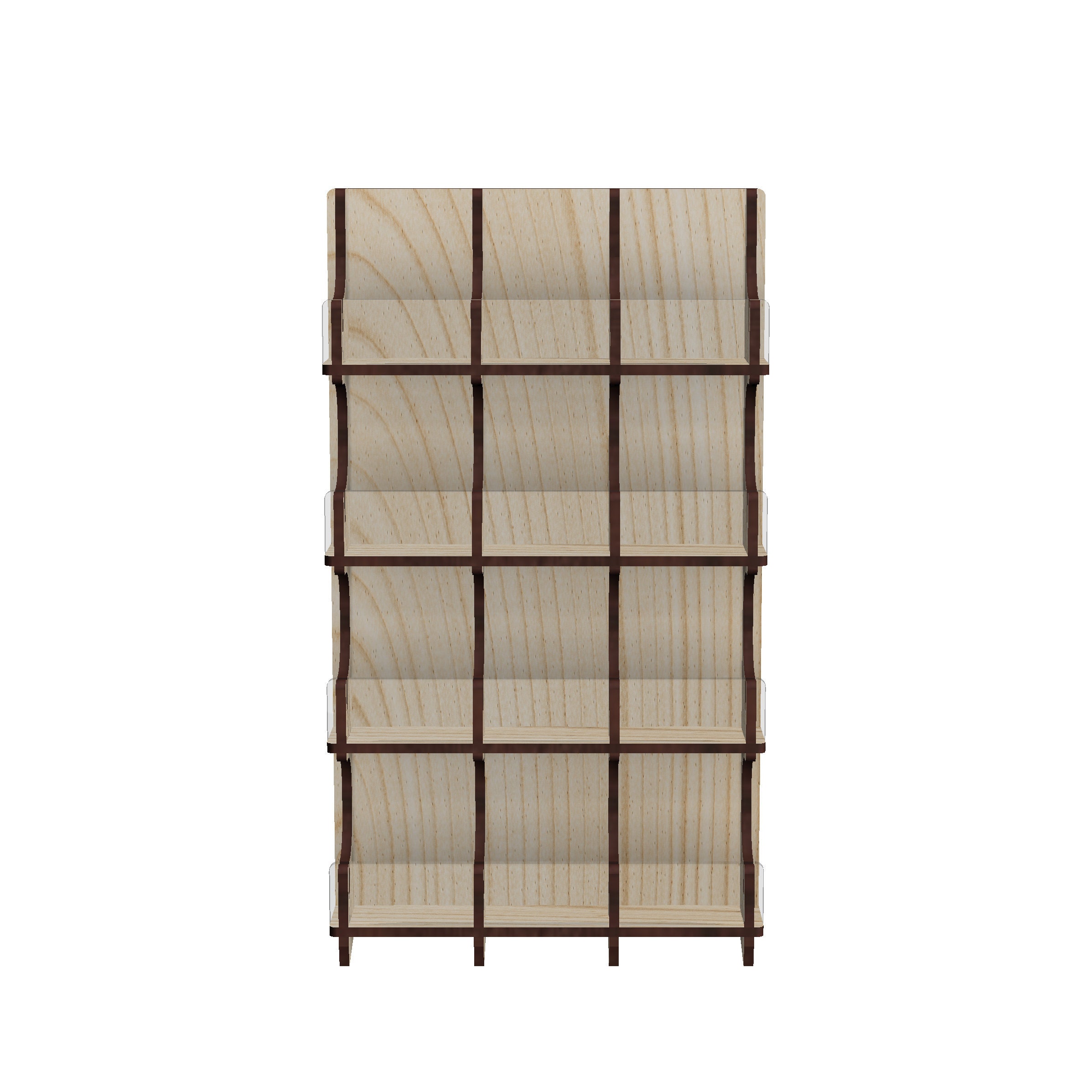 12 Grids Retail Display Stand for Stickers / Cards / Badge / Magnetic ...
