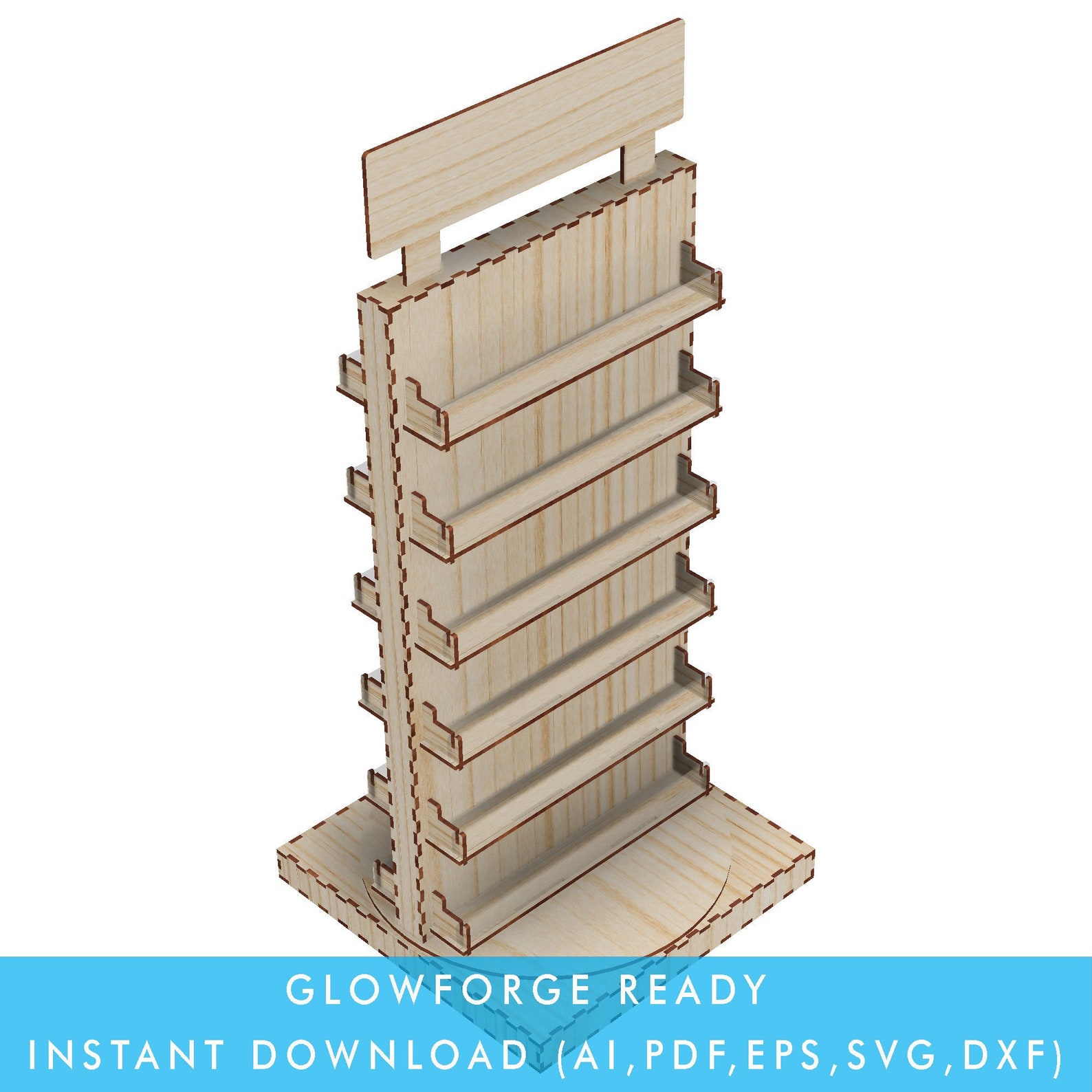 6 Rows X 2 Sides Rotating Retail Display Rack Stand for - Etsy