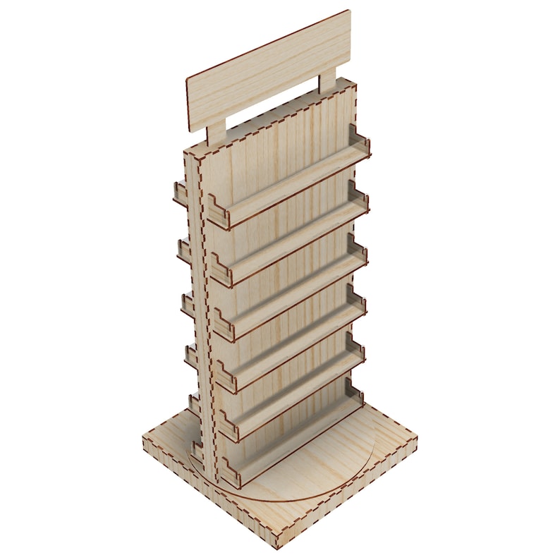 6 Rows X 2 Sides Rotating Retail Display Rack Stand for - Etsy