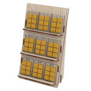 3 Layers Collapsible Wax Melt Display Stand, Wax Melt Display Rack ...
