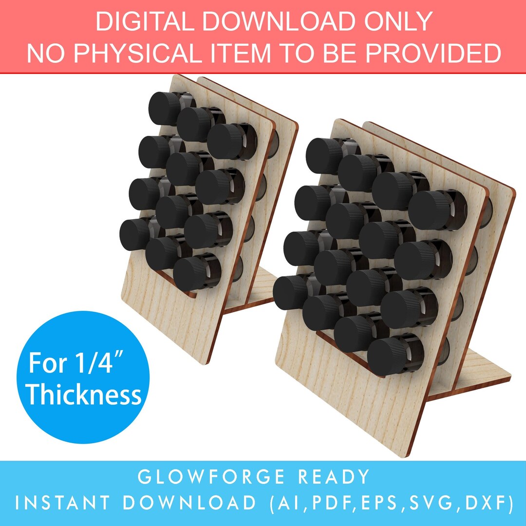 Essential Oil Bottles Display Rack / Essential Oil Display Stand Shelf ...
