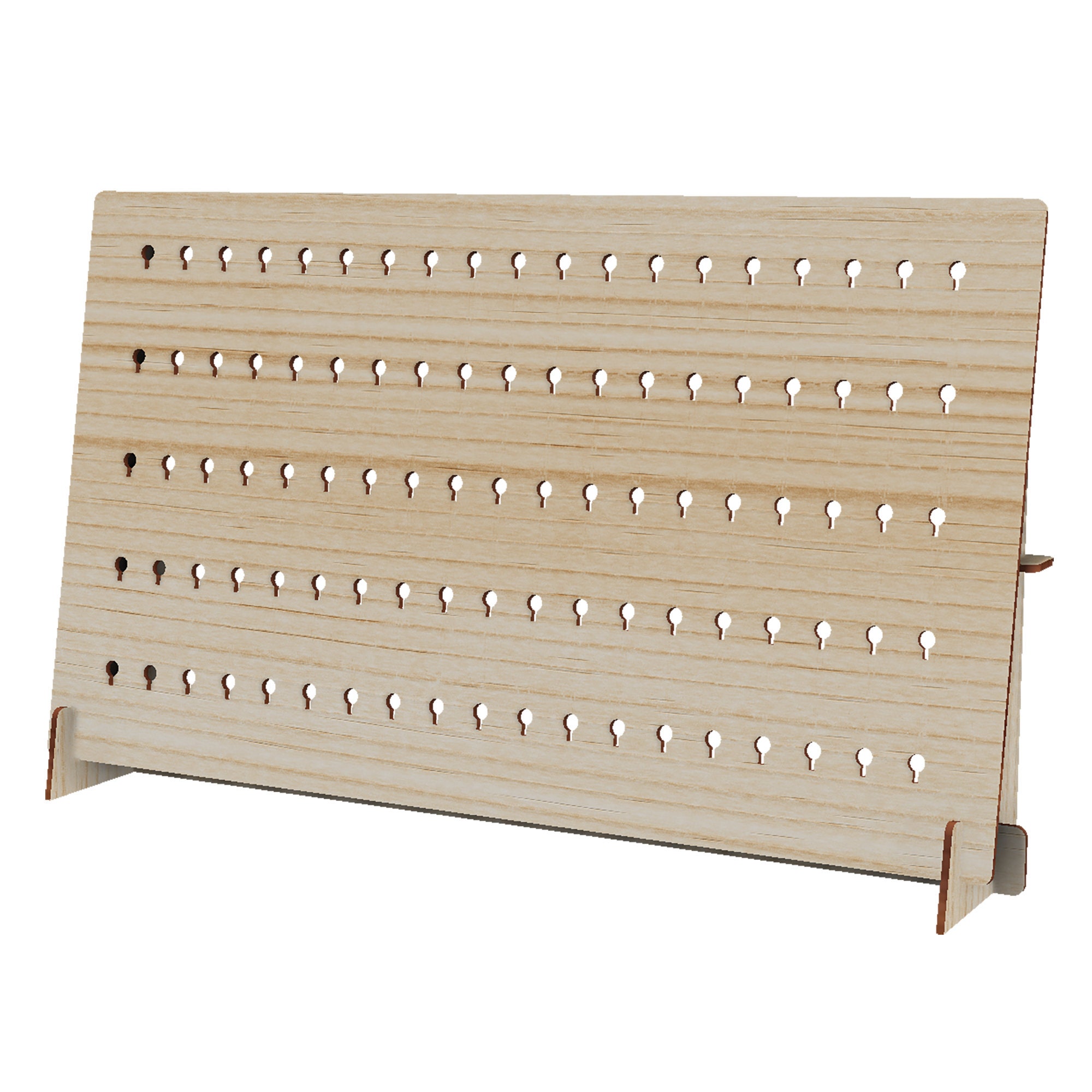 Custom Order Keyhole Slots Pegboard Display Stand With Your - Etsy