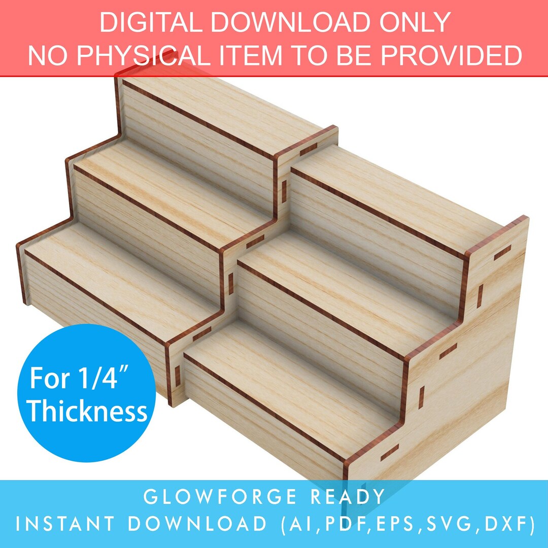 3 Tier Expandable Retail Table Display Straight Stand With Shelves, Portable Store Display Riser ...