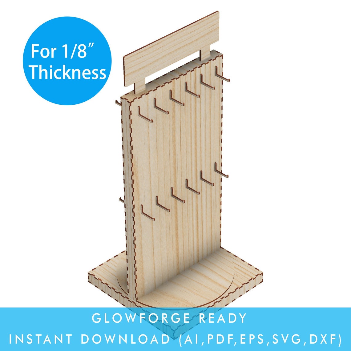 24 Hooks 2 Sides Rotating Retail Display Rack Stand for - Etsy