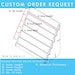 Custom Your Size, Shelf Tilted Display Stand / Display Rack ...