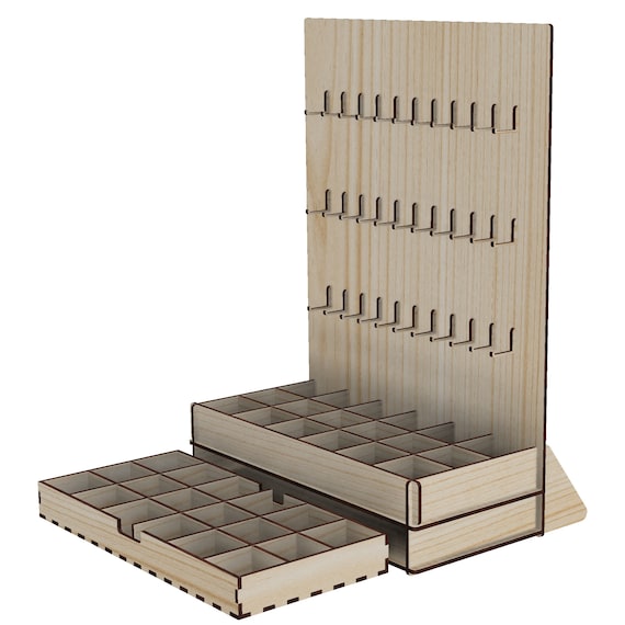 450x600mm 3 Level Hooks Product Display Stand With 2 Steps / - Etsy