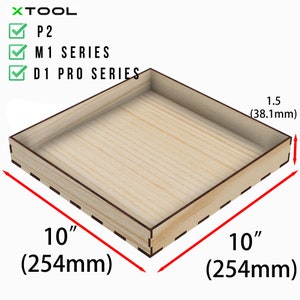 Laser Cut Template 4 Different Compartments Grid Case, Insert Removable ...