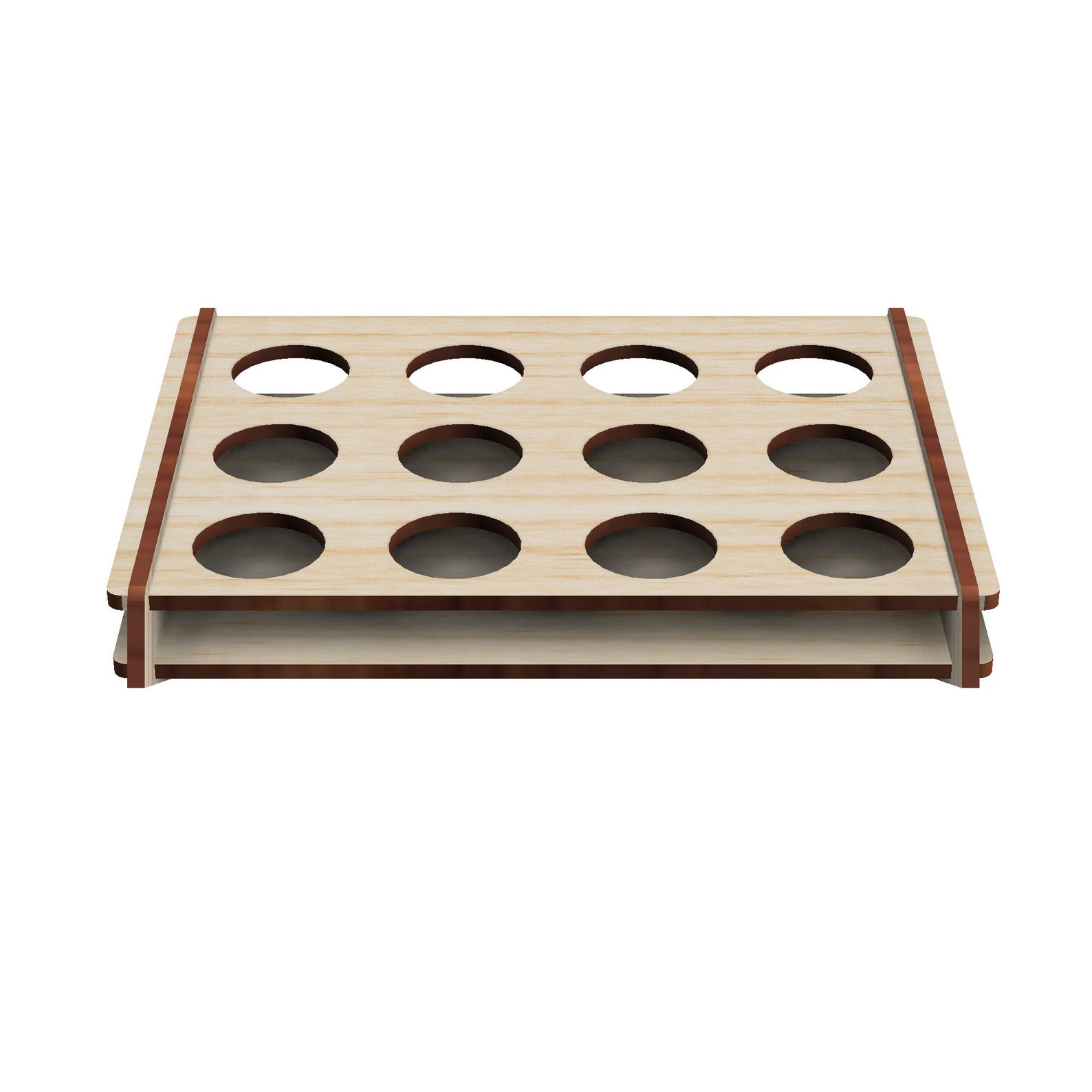 12 Bottles 3x4 Essential Oil Display Stand Shelf Holder - Etsy