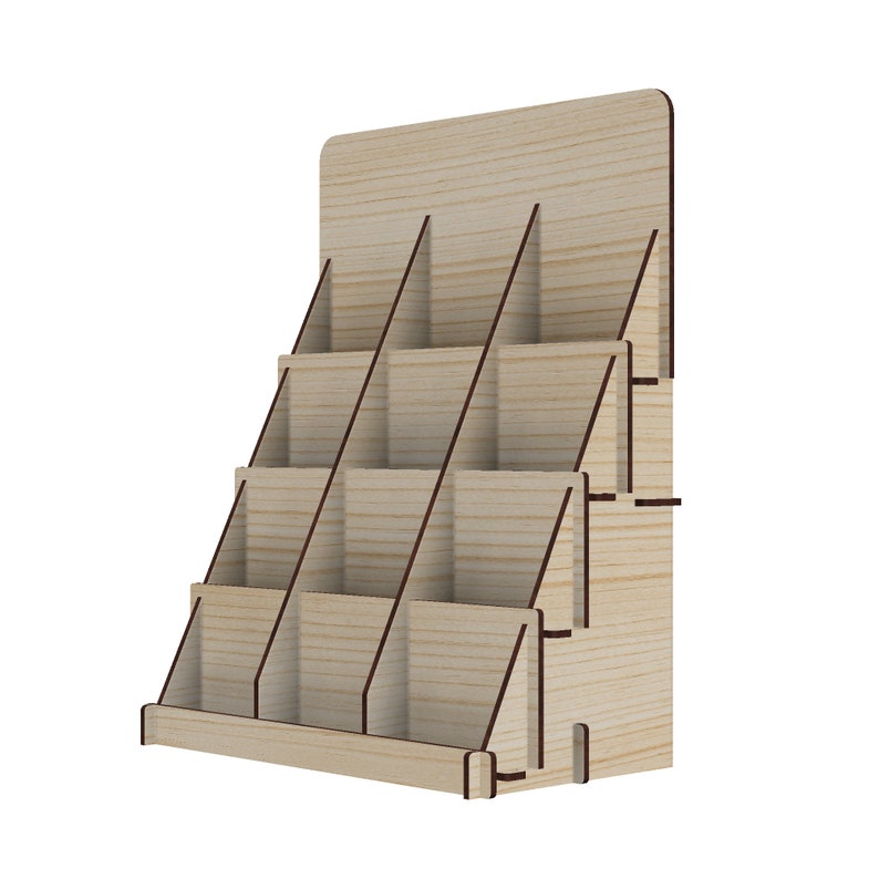 Countertop Retail Display Stand for Stickers / Cards / Badge / - Etsy