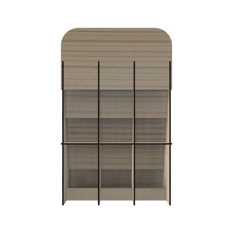 3 Inch Coaster Display Stand With 15 Pockets Countertop Retail - Etsy