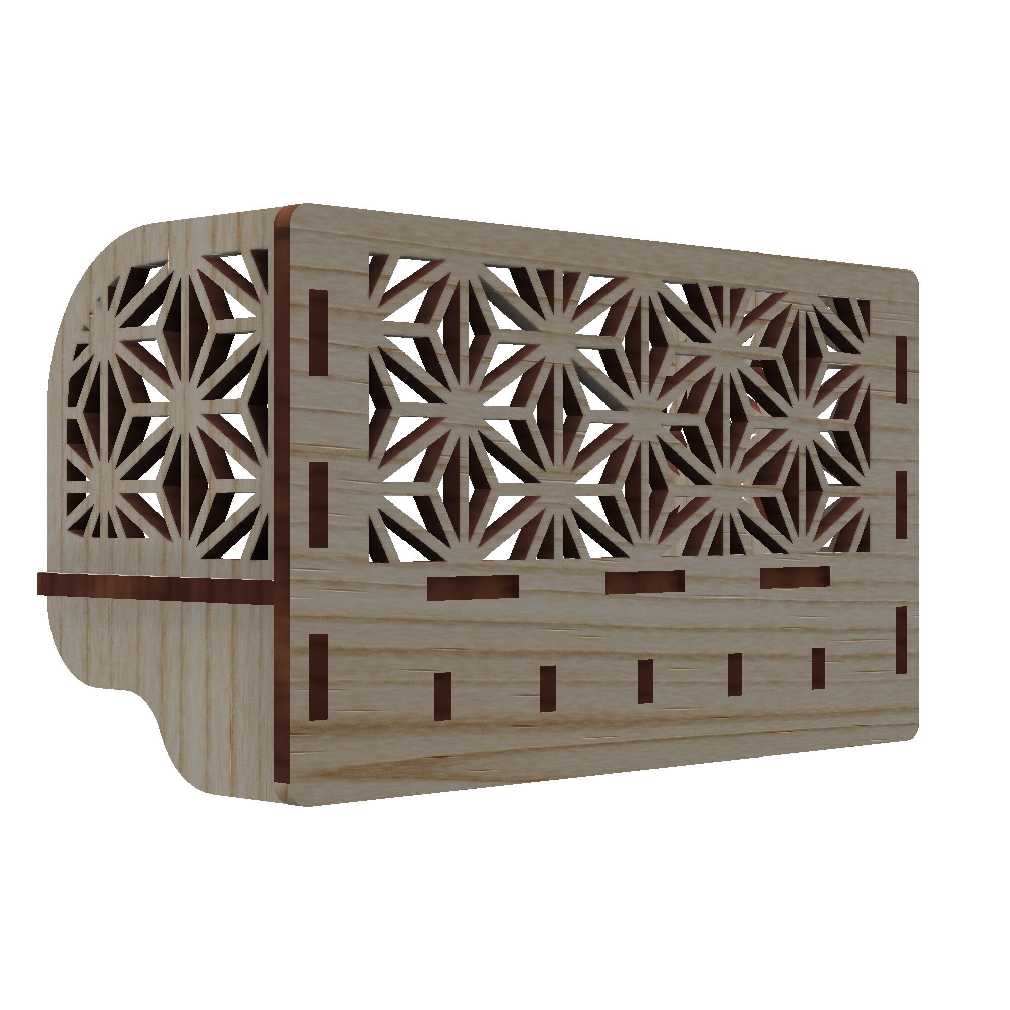 Laser Cut Key Holder With Shelf Svg Wall Mounted Key Hanger - Etsy