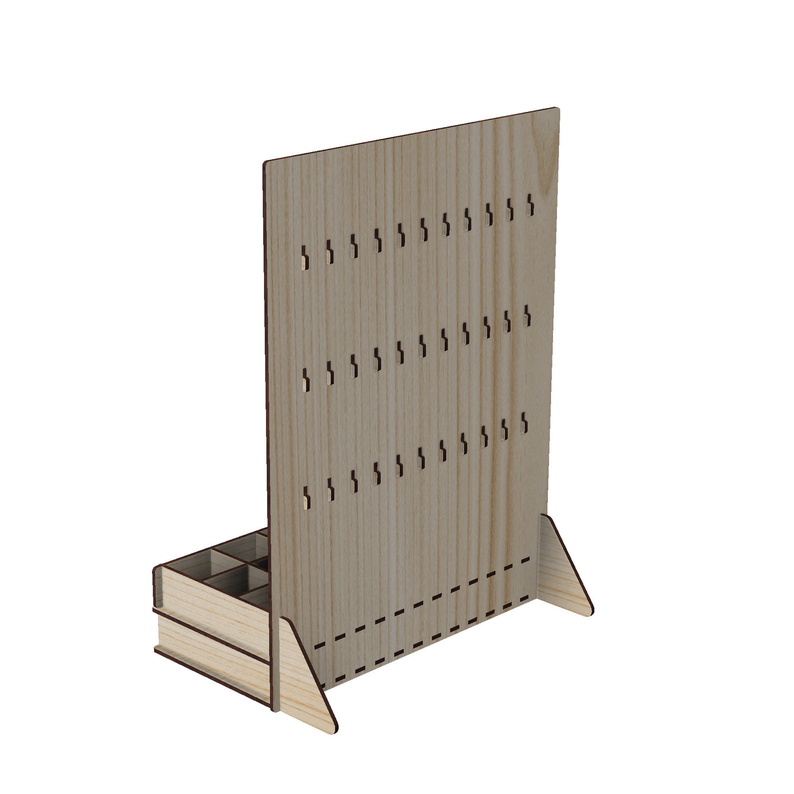 450x600mm 3 Level Hooks Product Display Stand With 2 Steps / - Etsy