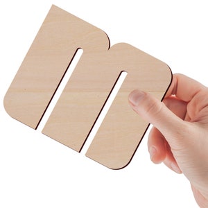 Vector Laser Cut Lettering Alphabet Block Style Font Wooden Letter A-Z ...