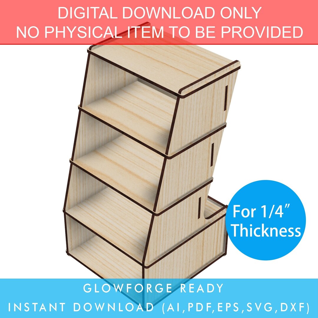 4 Tiered Curved Display Storage Shelf Rack Retail Display Stand for ...