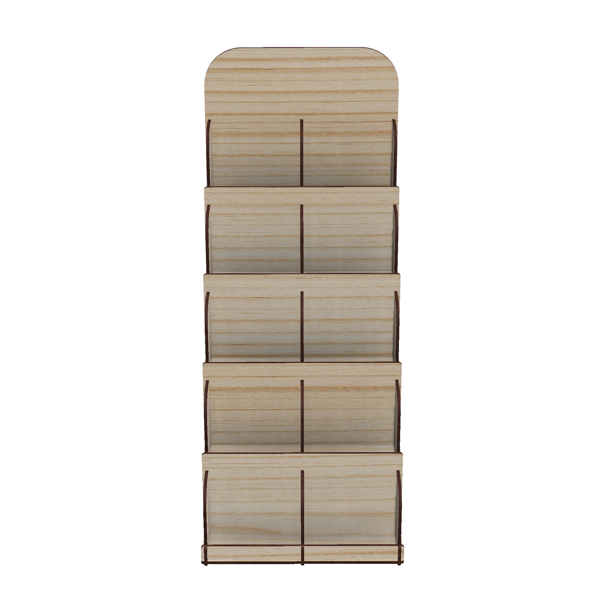 4 Inch Coaster Display Stand With 10 Pockets Countertop Retail | Etsy UK