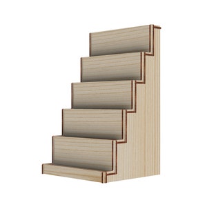 Laser Cut File Display for 5 Tiered Retail Display Stand, Sticker ...