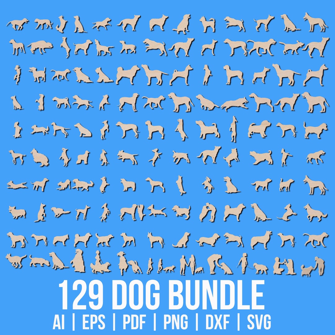 129 Dog Svg Bundle, Dog SVG Files for Cricut, Dog SVG Bundle Hand Drawn ...