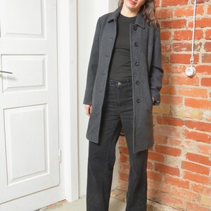 90s Vintage Wool Button Classic Coat Jacket - Size Small - Etsy