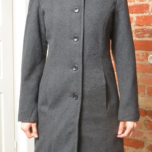 90s Vintage Wool Button Classic Coat Jacket - Size Small - Etsy