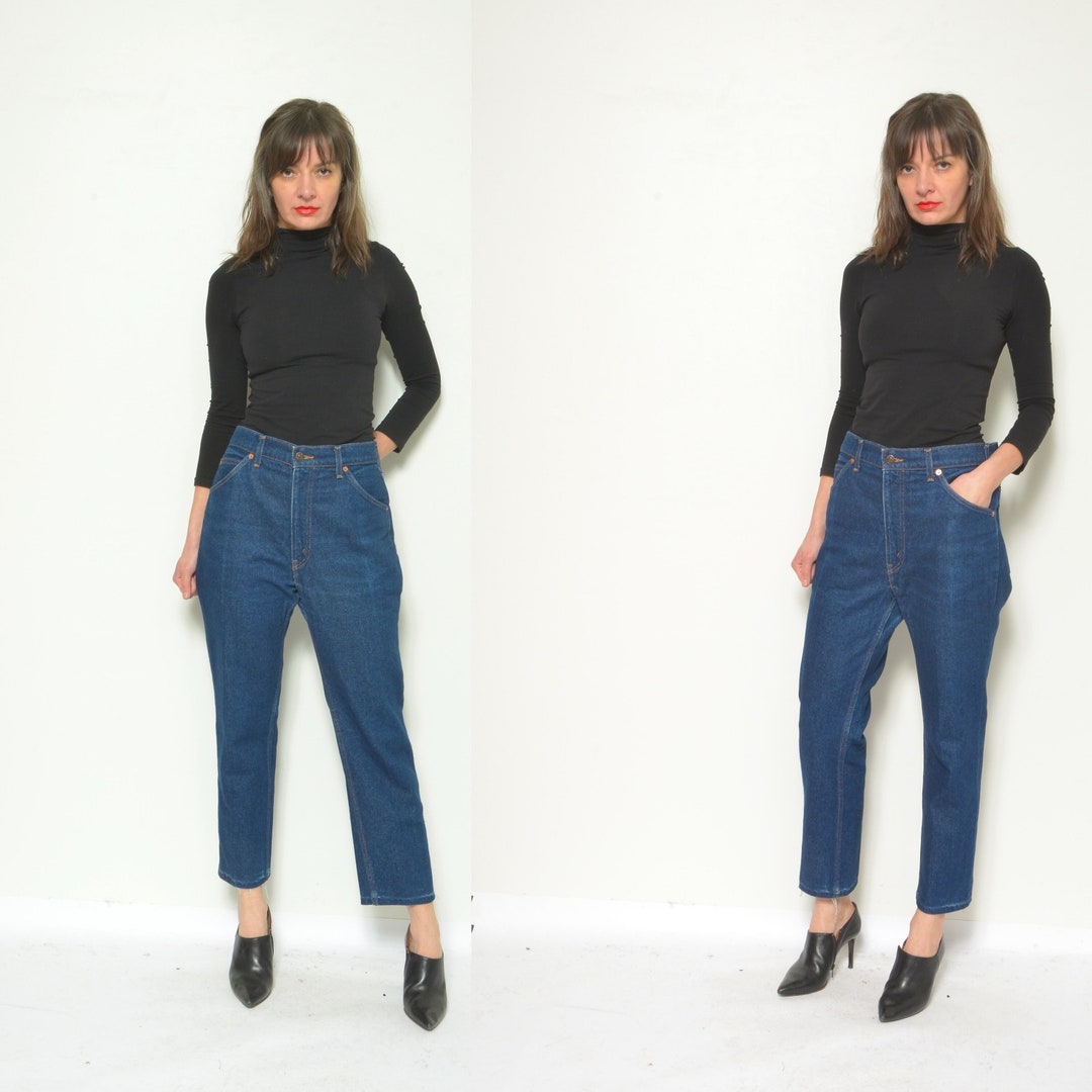 Calça Jeans Levi's Orange Tab / Calça Jeans Cropped Vintage Anos 80 ...