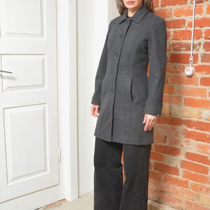 90s Vintage Wool Button Classic Coat Jacket - Size Small - Etsy