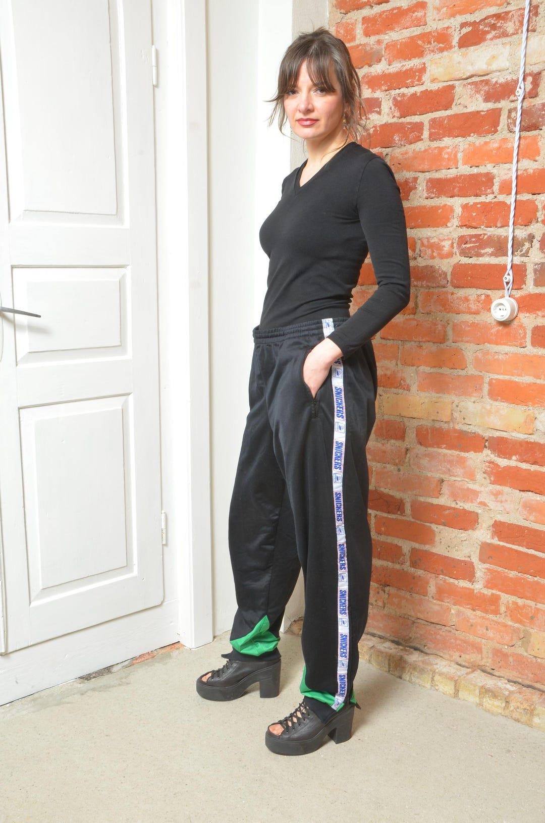 Vintage 90s Snickers France 98 World Cup Trainers - Sports Pants - Size ...