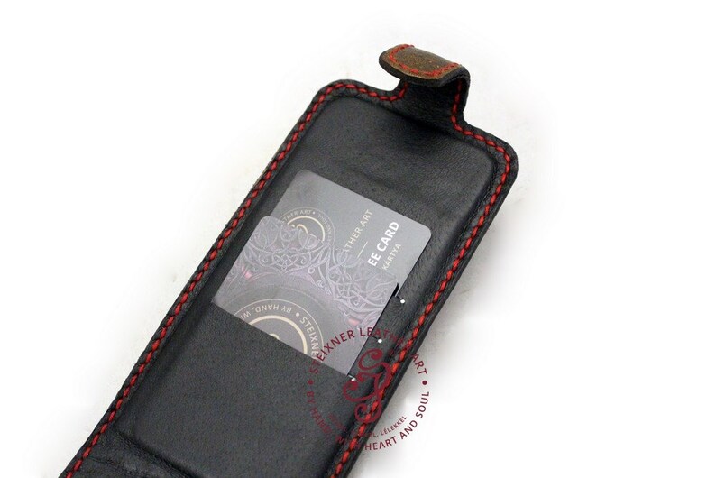 Hand Tooled Leather Phone Case, Personalized Mobile Phone Case, Samsung ...