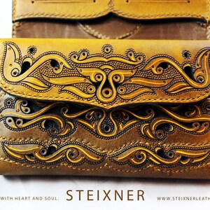 Fully Customizable Engraved Leather Wallet, Personalized Leather Wallet ...