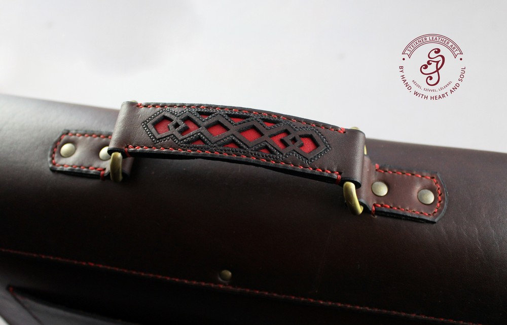 Personalized Messenger Satchel Mens Shoulder Bag Full Grain Leather ...