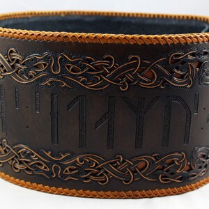 Double Buckle and Celtic Decorations Viking Belt the Witcher | Etsy