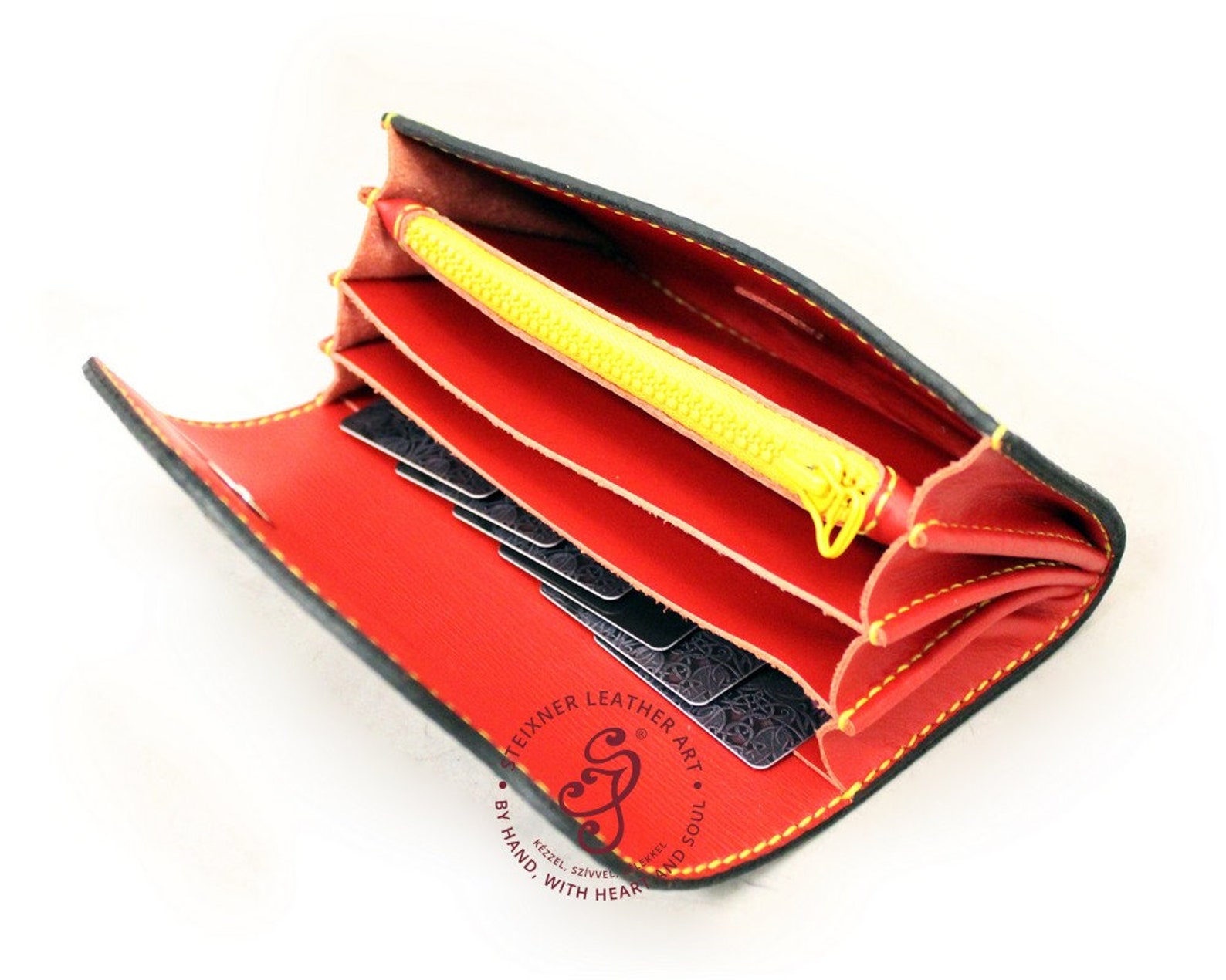 Hand Carved Leather Wallet, Personalized Pouch, Full Grain Leather ...