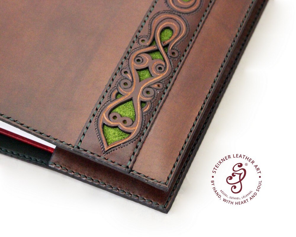 Photo Album Cover Hand Tooled Leather Custom Journal Cover - Etsy