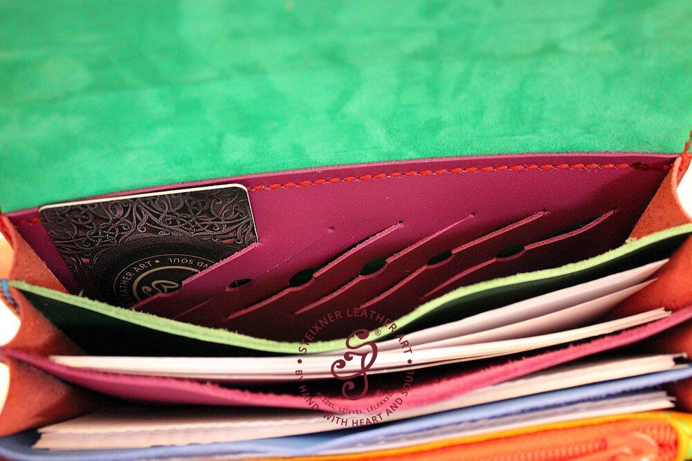 Handmade Carved Leather Wallet for Women/men Personalized - Etsy