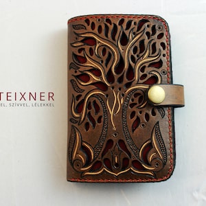 Celtic Tree Wallet, Tree of Life Purse, Leather Handmade Wallet, Tree ...