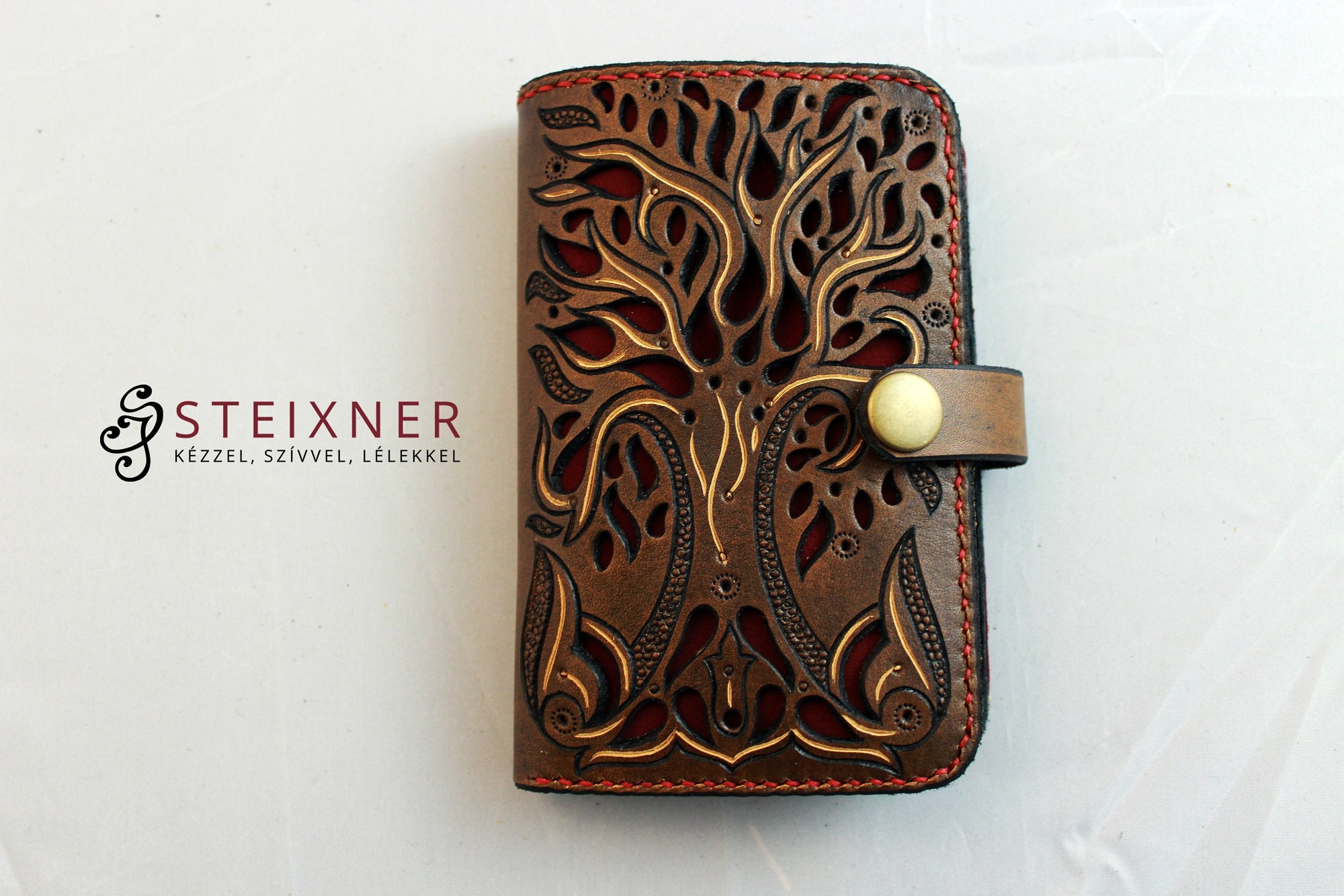 Celtic Tree Wallet, Tree of Life Purse, Leather Handmade Wallet, Tree ...