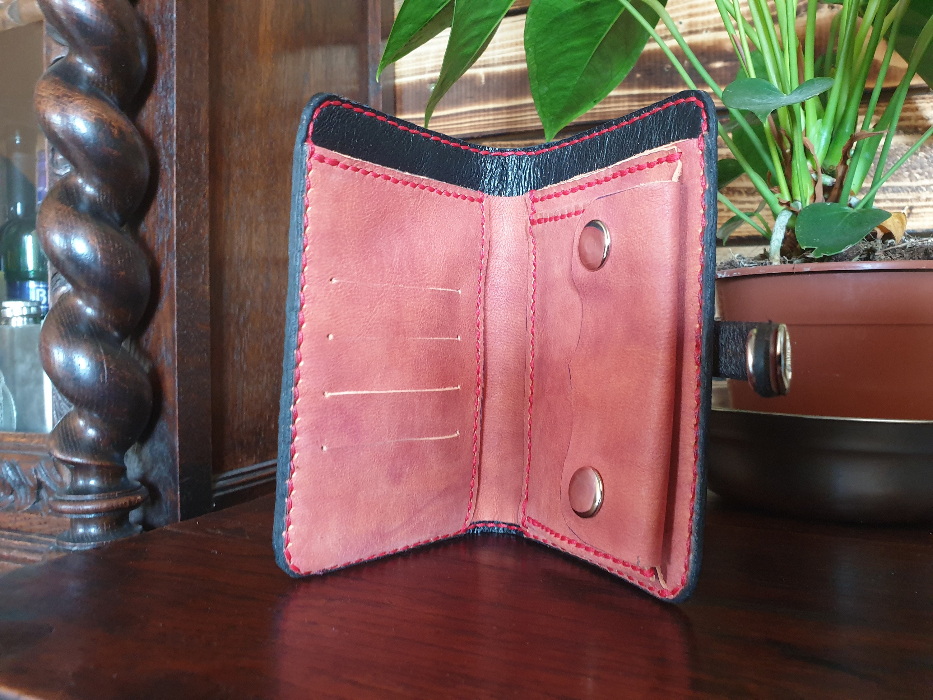 Flower of Life Hand-tooled Leather Travel Wallet in Celtic - Etsy