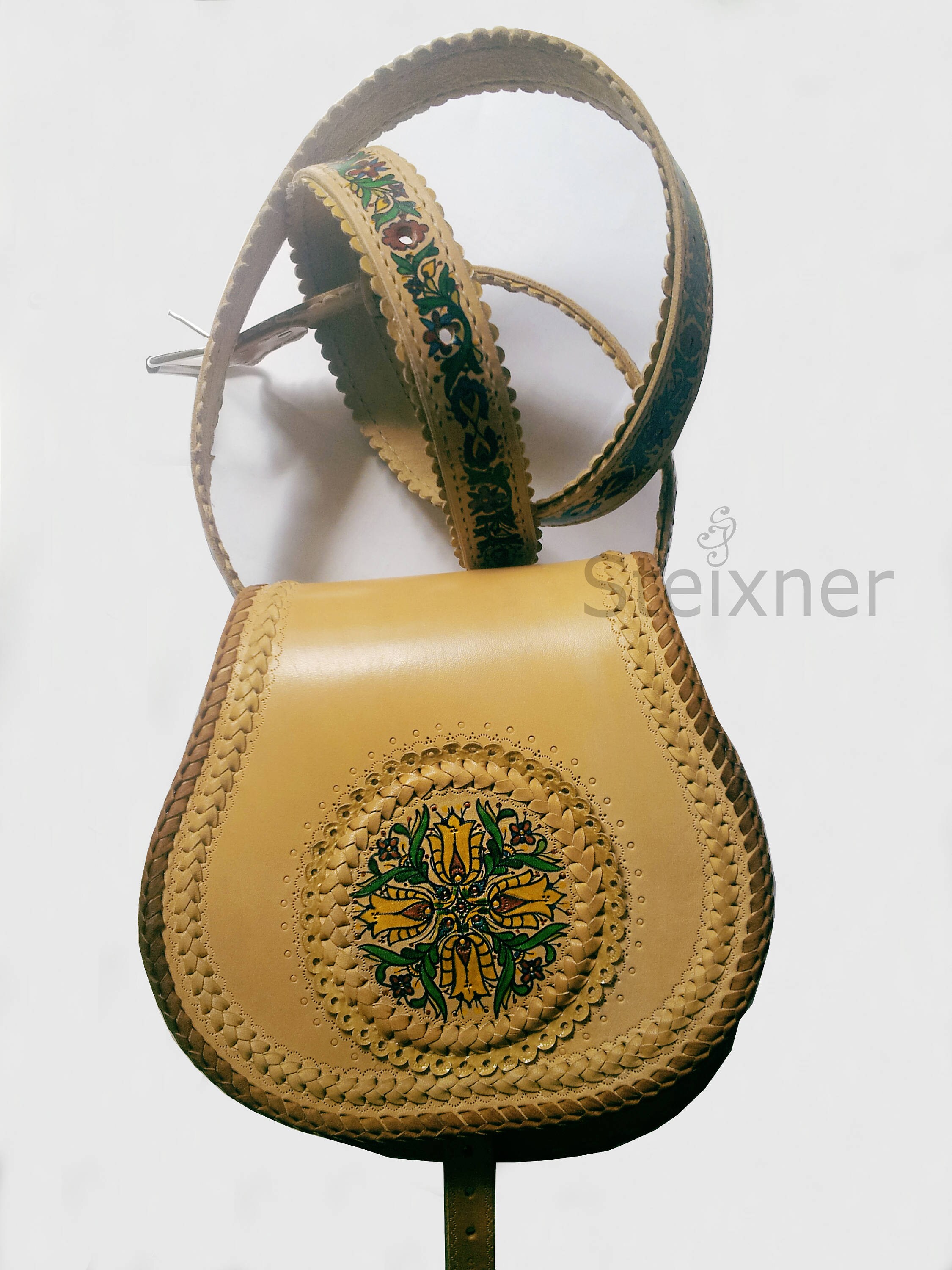 Handmade Women's Leather Bag, Unique Leather Shoulder Bag, Leather ...